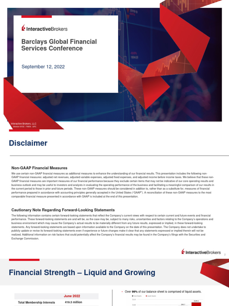 2Q22 IBKR Presentation | PDF | Exchange Traded Fund | Investing