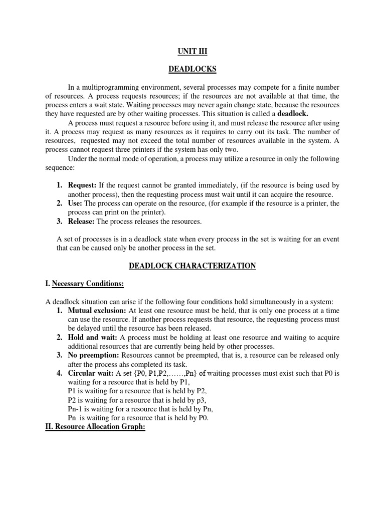 Unit Iii-Os | PDF | Process (Computing) | Computing