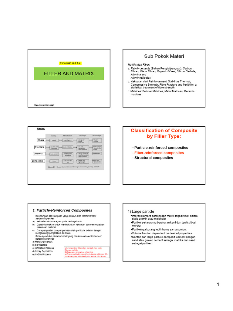 Pertemuan Ke 3 4 Matrikx Dan Filler | PDF