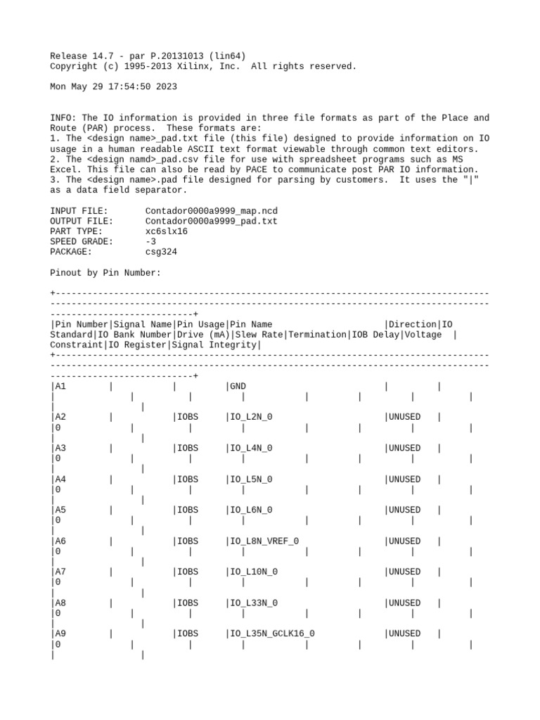 Contador0000a9999 Pad | PDF | Computer Data | Software