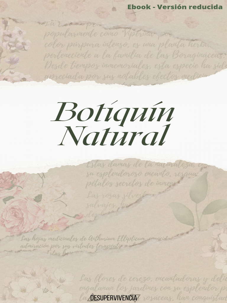 Botiquín Natural DS | PDF | Sistema inmune | Ansiedad