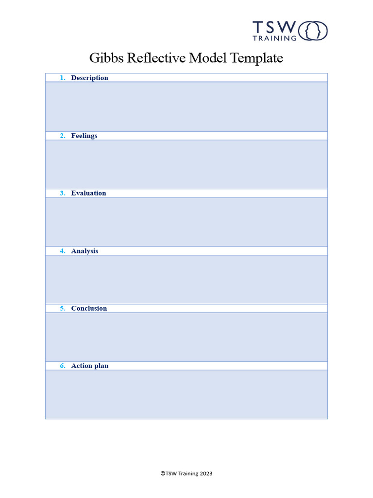 Gibbs Reflective Guide for Learners | PDF | Feeling | Experience