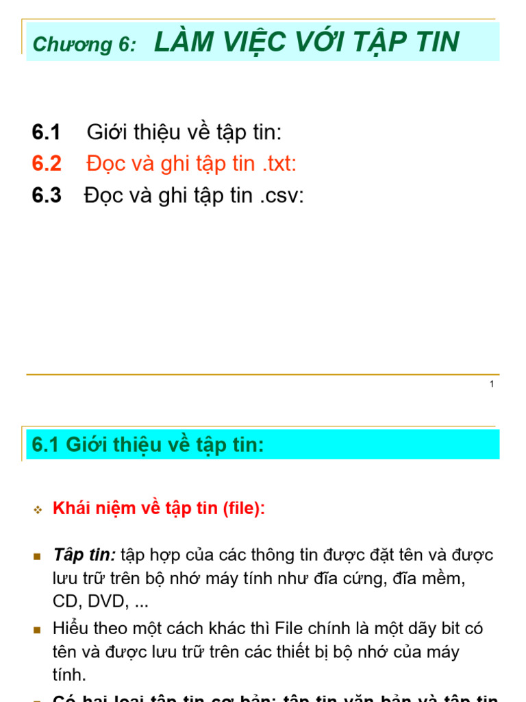 Đoc, Ghi FIle | PDF