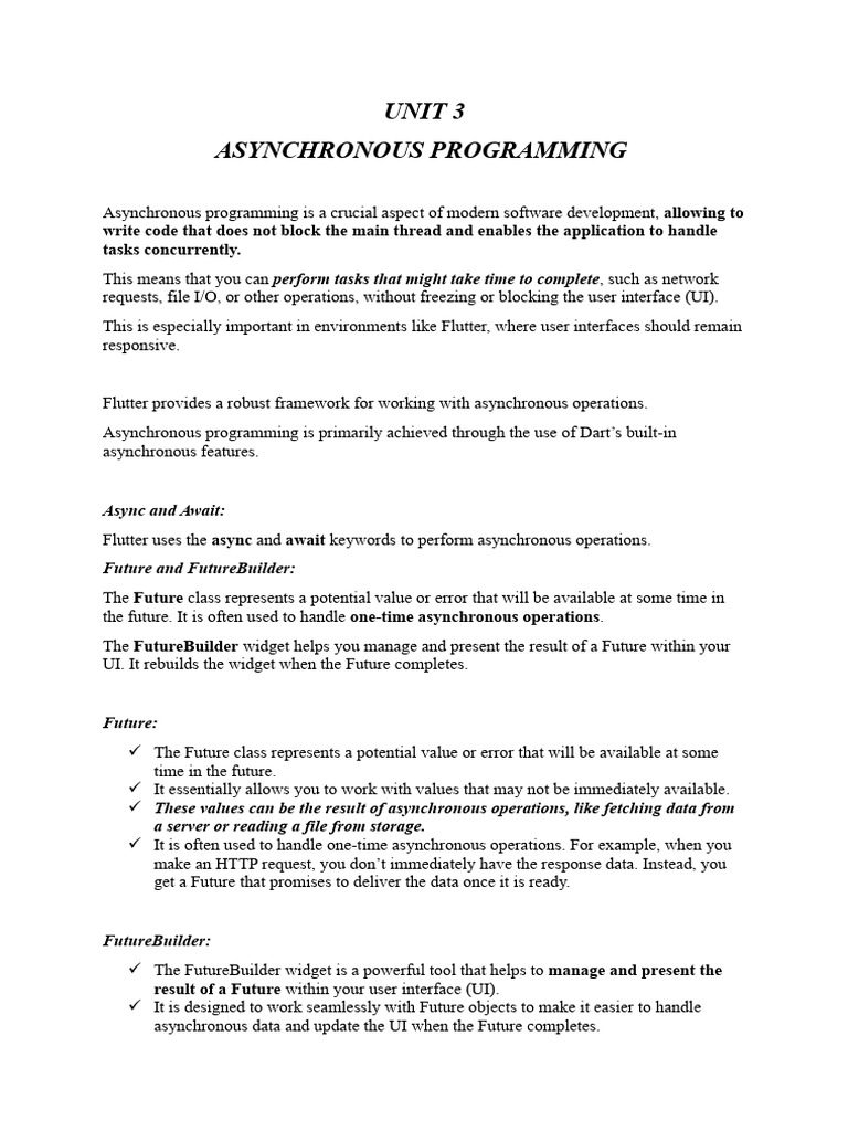 Unit 3 Pdf Callback Computer Programming Software