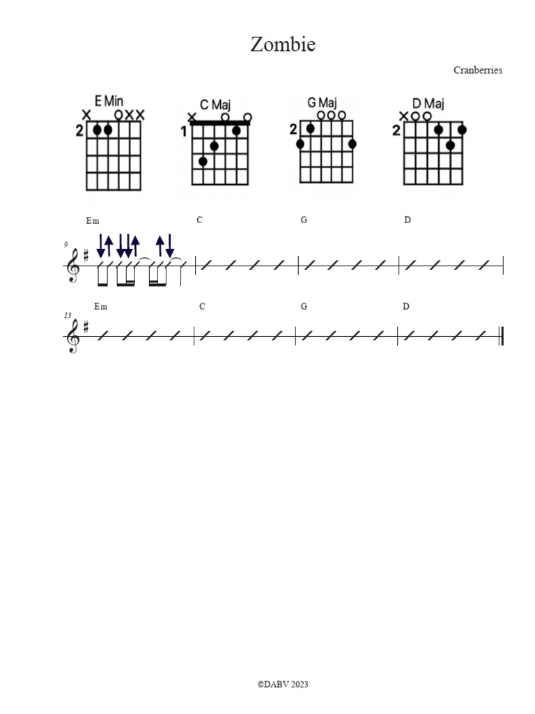 Zombie - Score | PDF