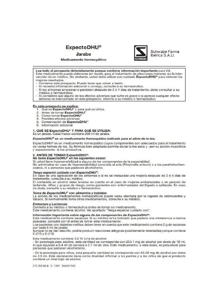 ExpectoDHU Prospecto | PDF