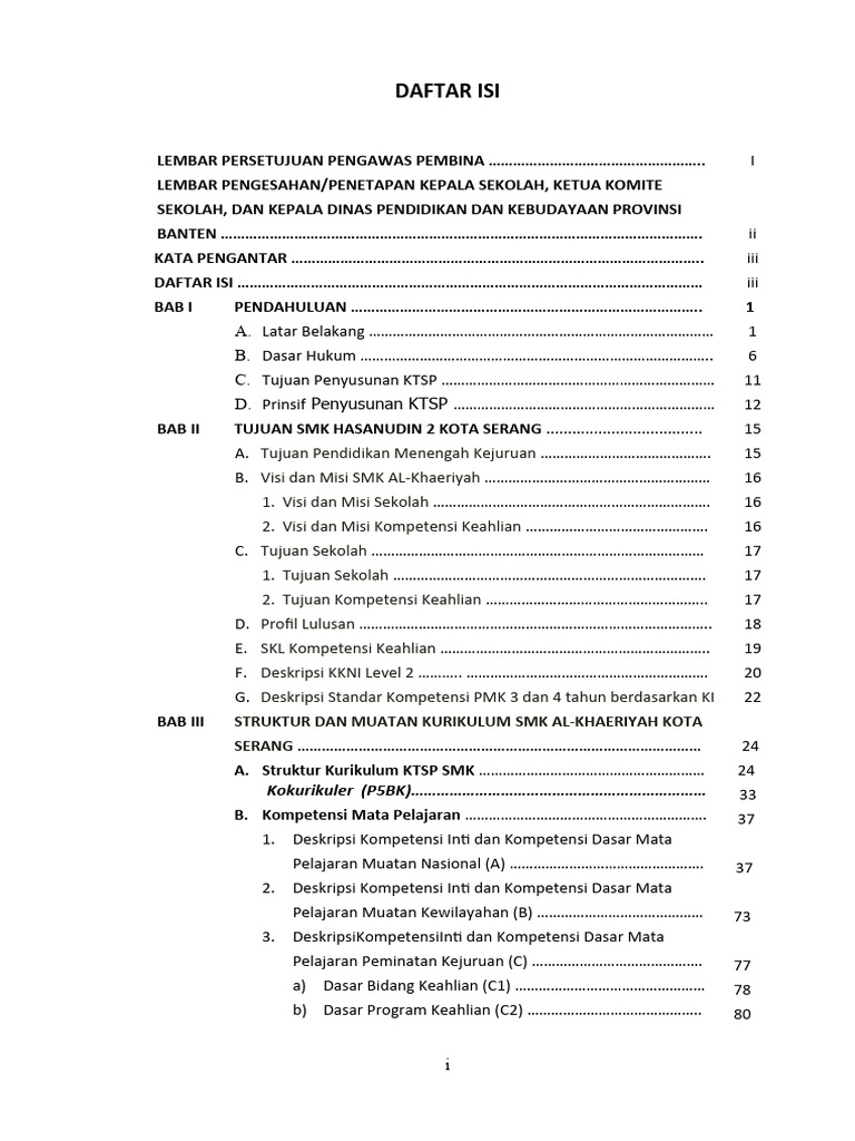 Daftar Isi 2023 | PDF
