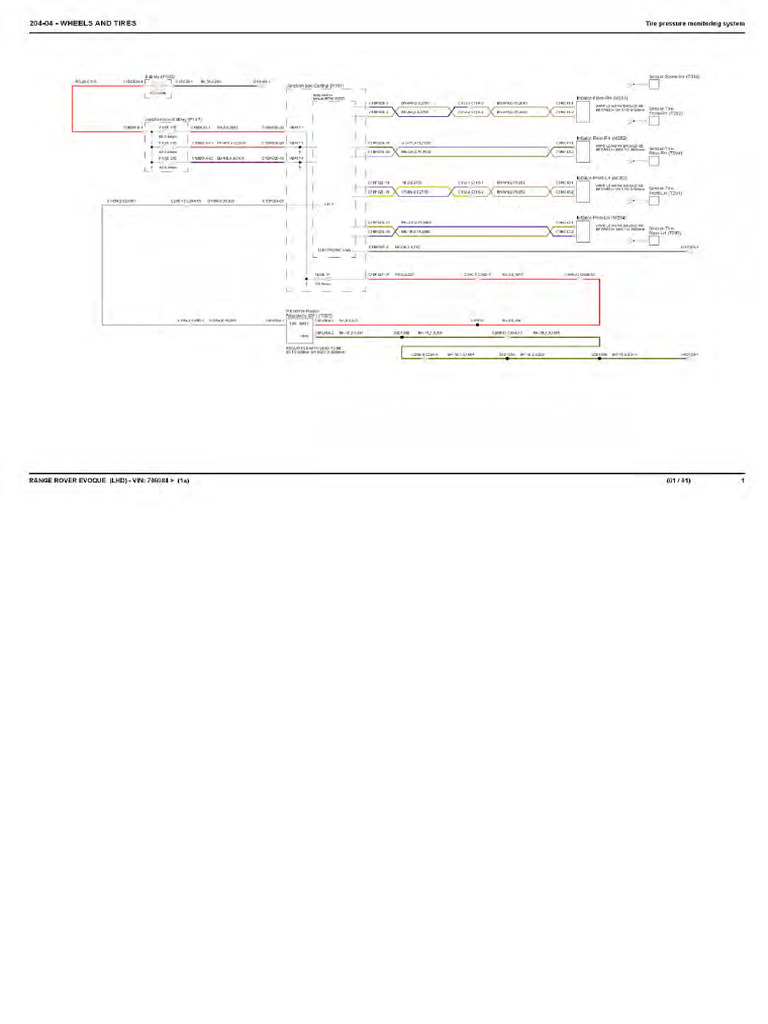 Evoque 2011-13 – Wiring diagrams (LHD) | PDF | Electricity | Automotive ...