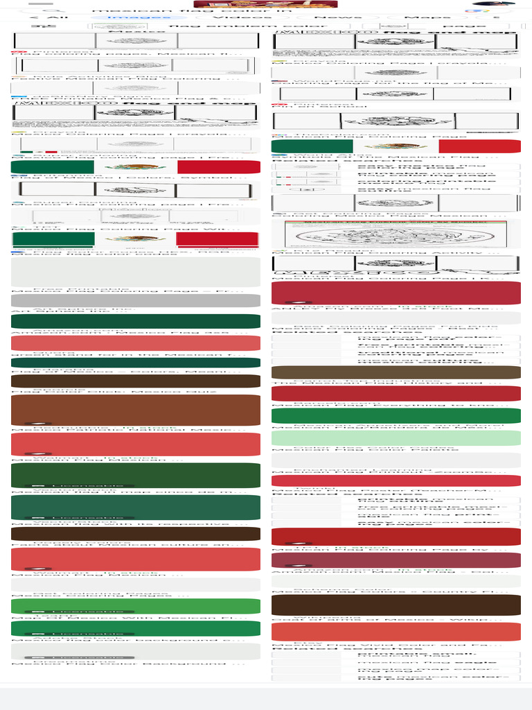 Mexican Flag Color in - Google Search | PDF | Symbols | Flag