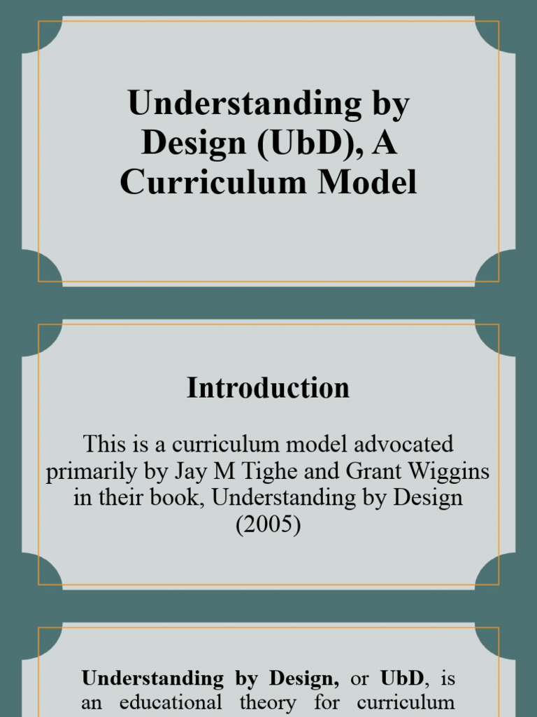 UbD Reporting | PDF | Curriculum | Cognition