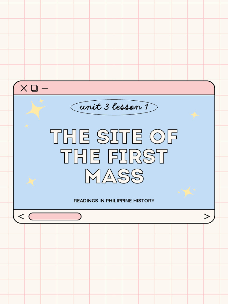 UNIT 3 LESSON 1 | PDF | Manila | Philippines