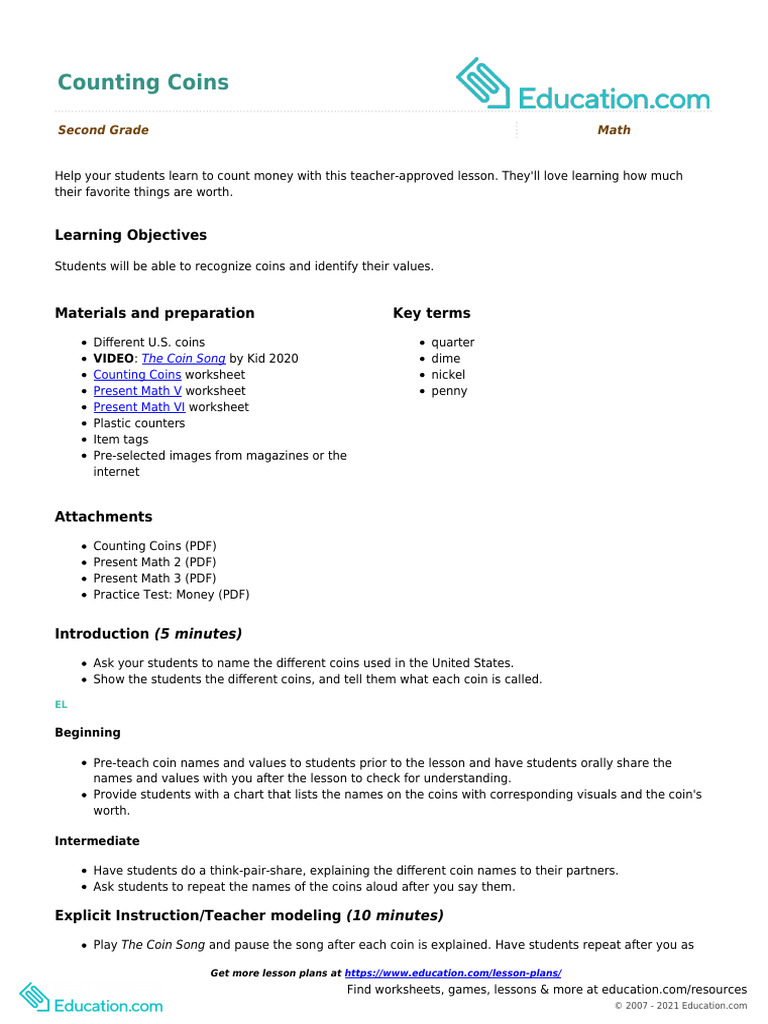 Usr Local SRC Education - Com Files Static Lesson-Plans Counting-Coins ...