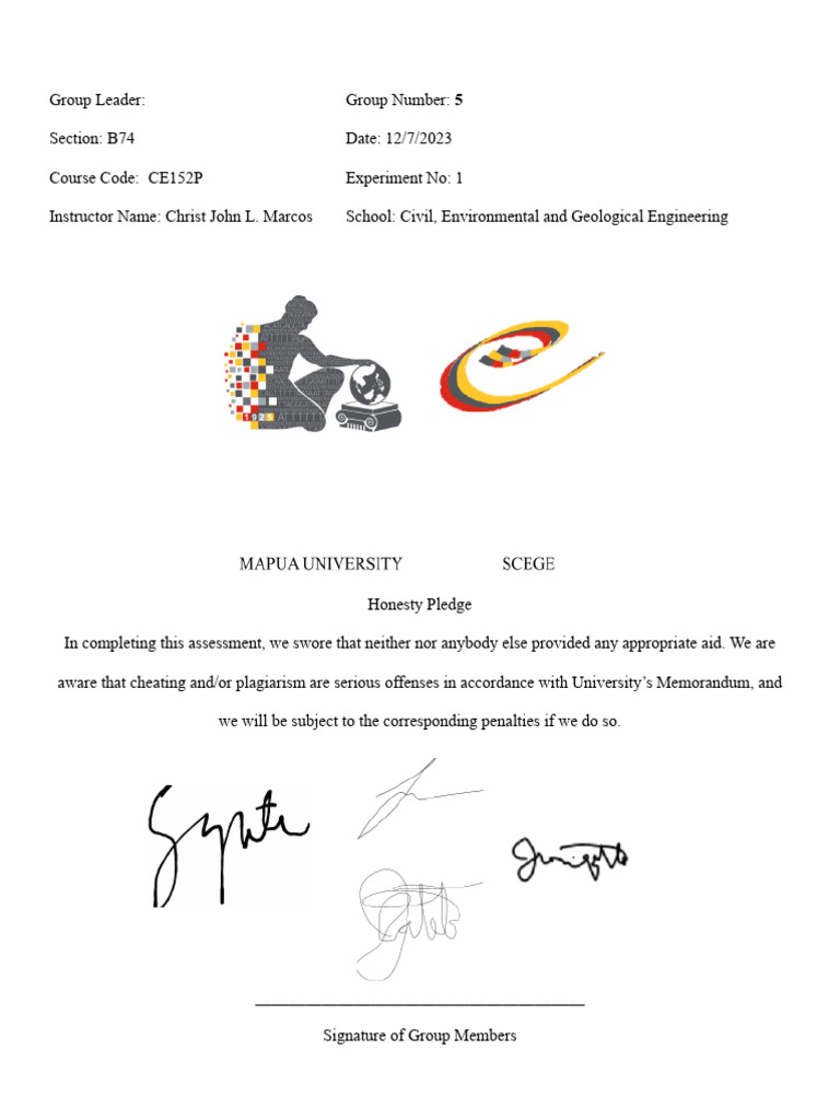 Laboratory Report 1 Fineness Test of Portland Cement Group 5 | PDF ...