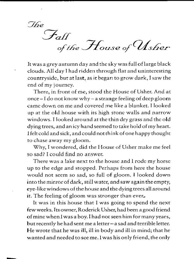 The Fall of The House of Usher | PDF