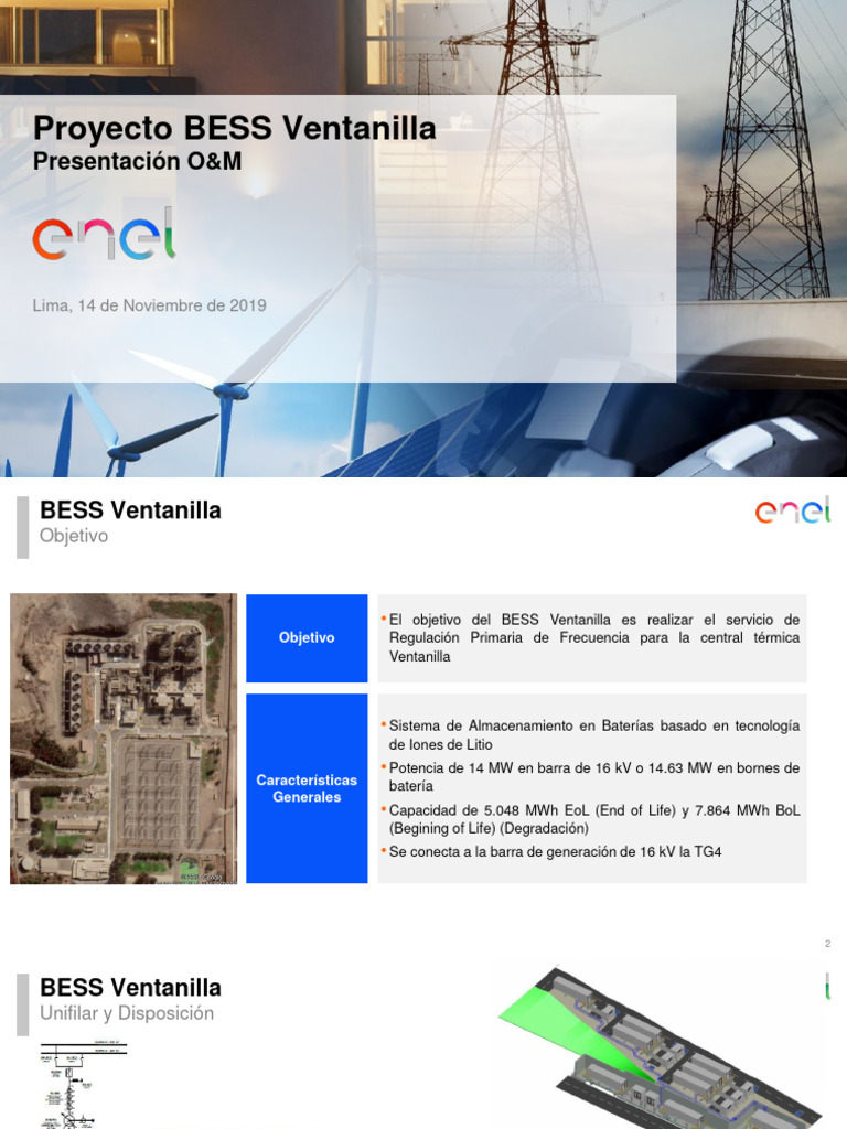 BESS VTN Presentacion OM | PDF