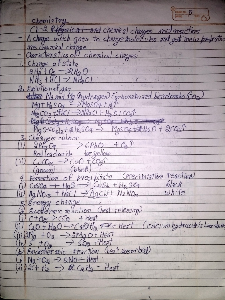 Chemistry Notes Chapter 2 ICSE | PDF | Chemistry | Physical Sciences