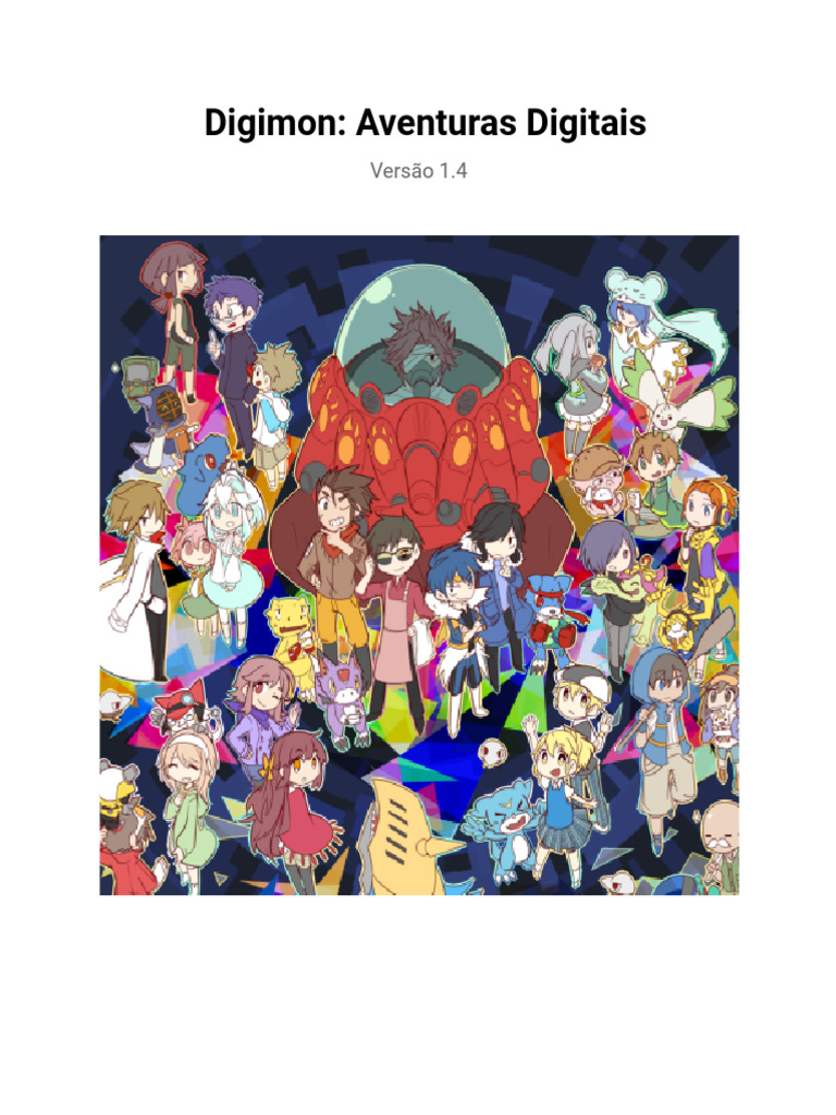 Cópia Traduzida de Digimon - Digital - Adventures - v.1.4 - Bookmark - Version | PDF | Humano ...