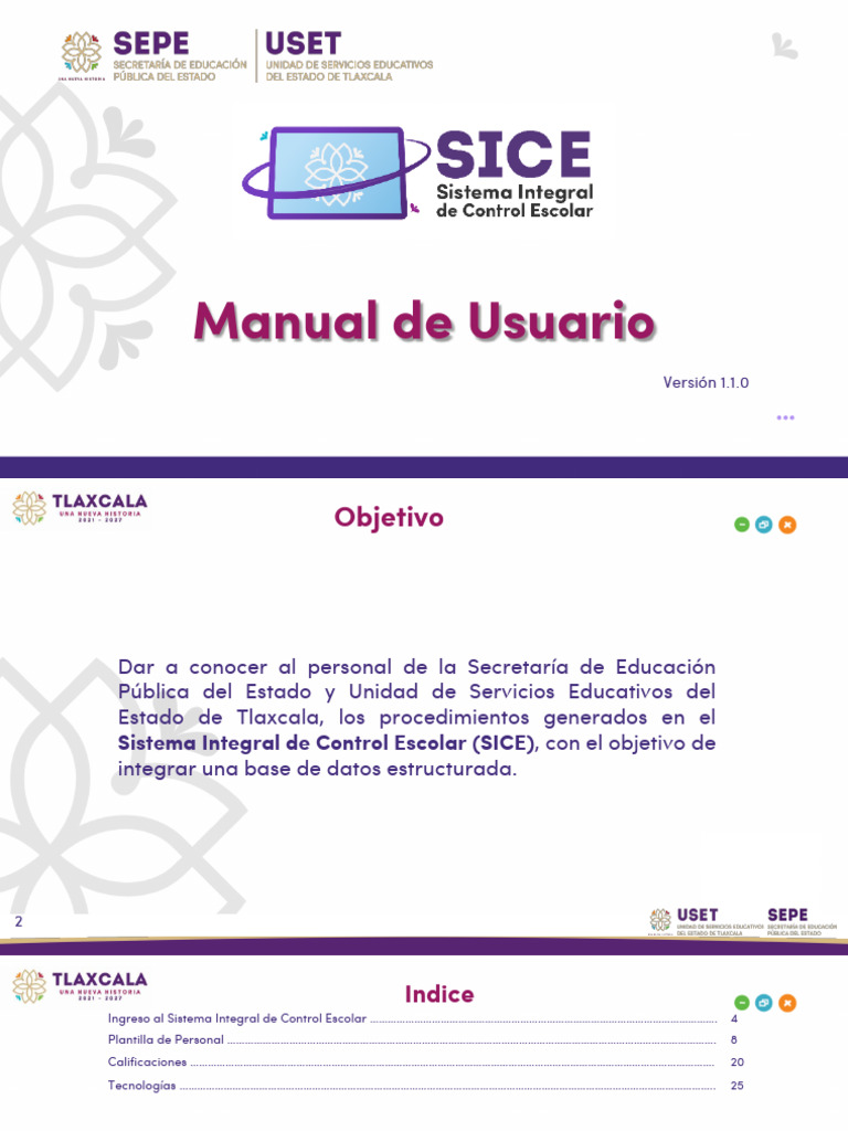 Manual Usuarios SICE | PDF | Contraseña | Maestros