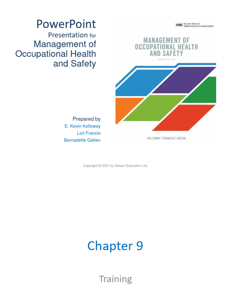 C09 Kelloway MOHS8e Final | PDF | Occupational Safety And Health ...