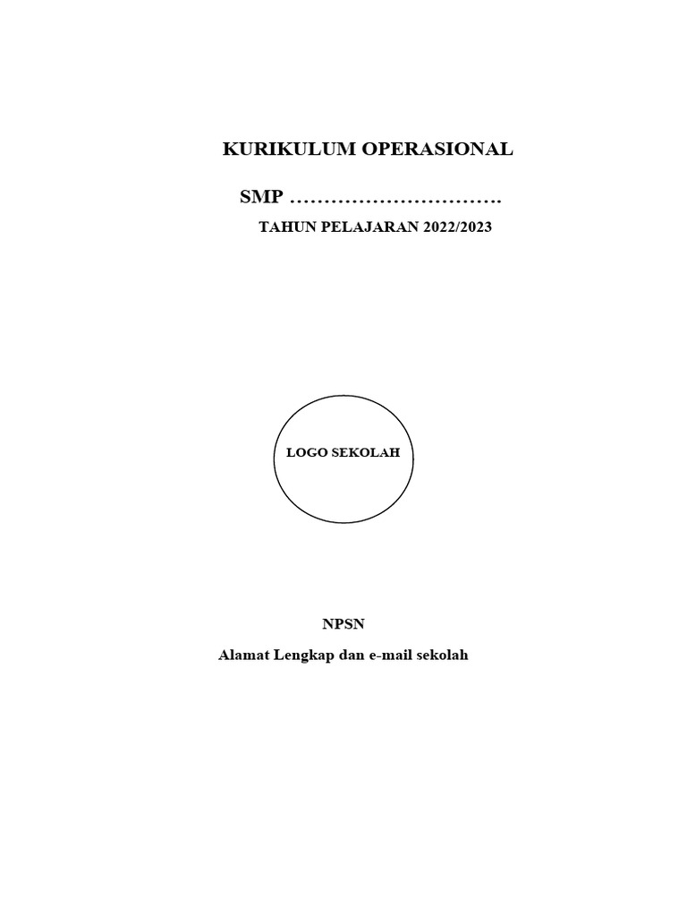 Contoh KOSP 1 | PDF | Bisnis