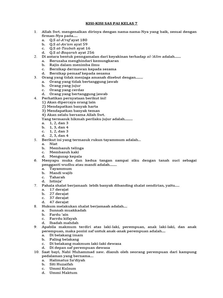 Kisi Kls 7 - 093844 | PDF