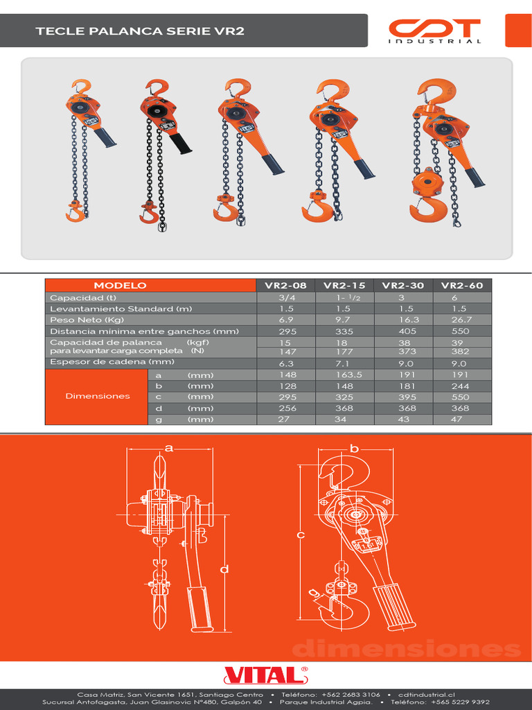 Fichas Tecles Palanca Vital | PDF