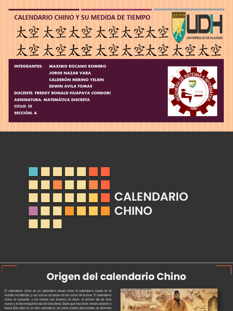 Calendario Chino | PDF | Calendario | Año