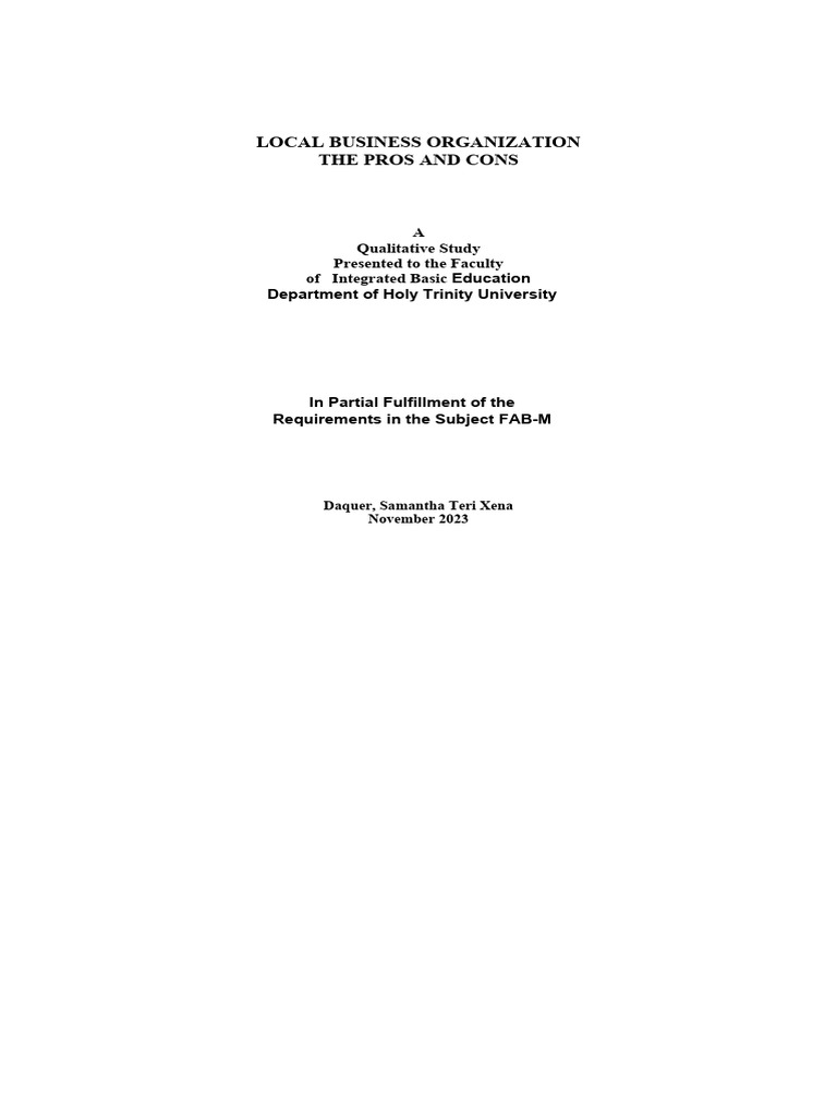 Sam Research Word | PDF | Business | Finance & Money Management