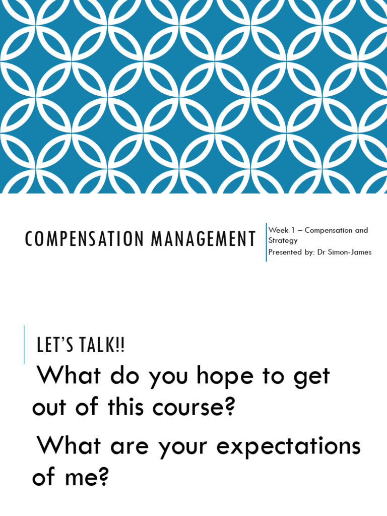 Understanding Compensation and Strategy | PDF