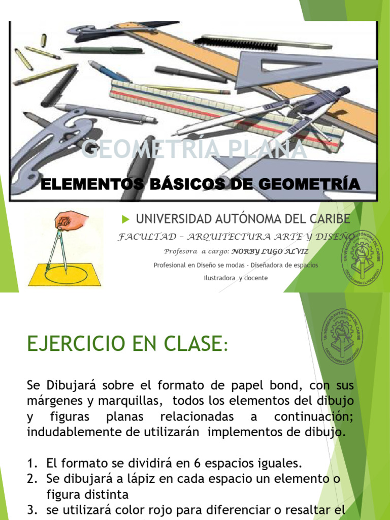 ELEMENTOS BÁSICOS DE LA GEOMETRÍA | PDF | Geometría | Curva