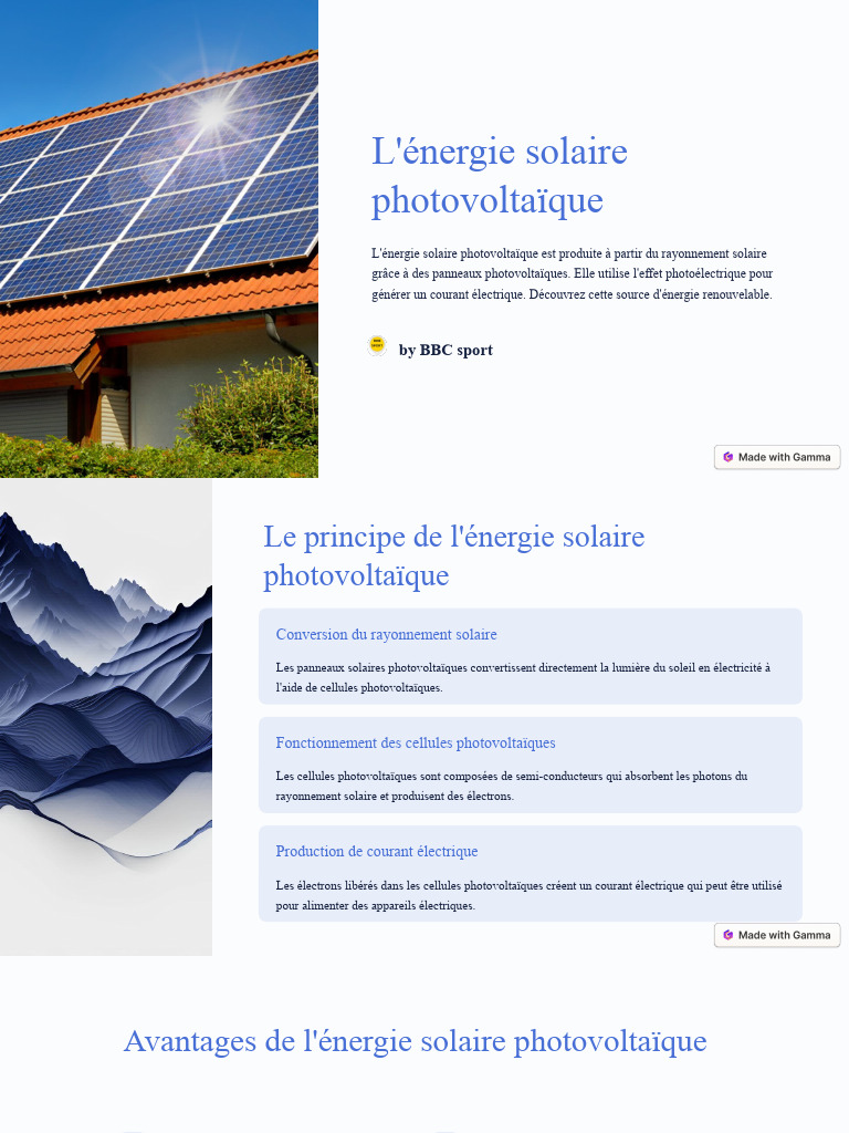 Lenergie Solaire Photovoltaique | PDF | Énergie solaire photovoltaïque | Cellule photovoltaïque