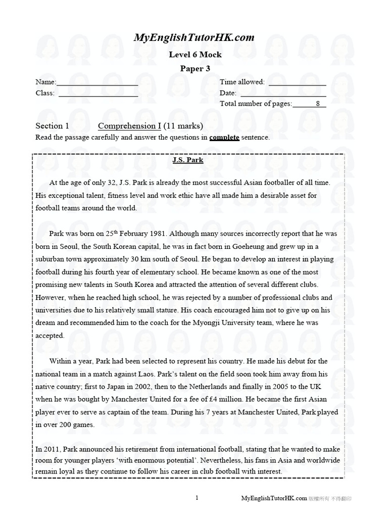 J.S. Park: Football Career Overview | PDF | Cuisine | Foods
