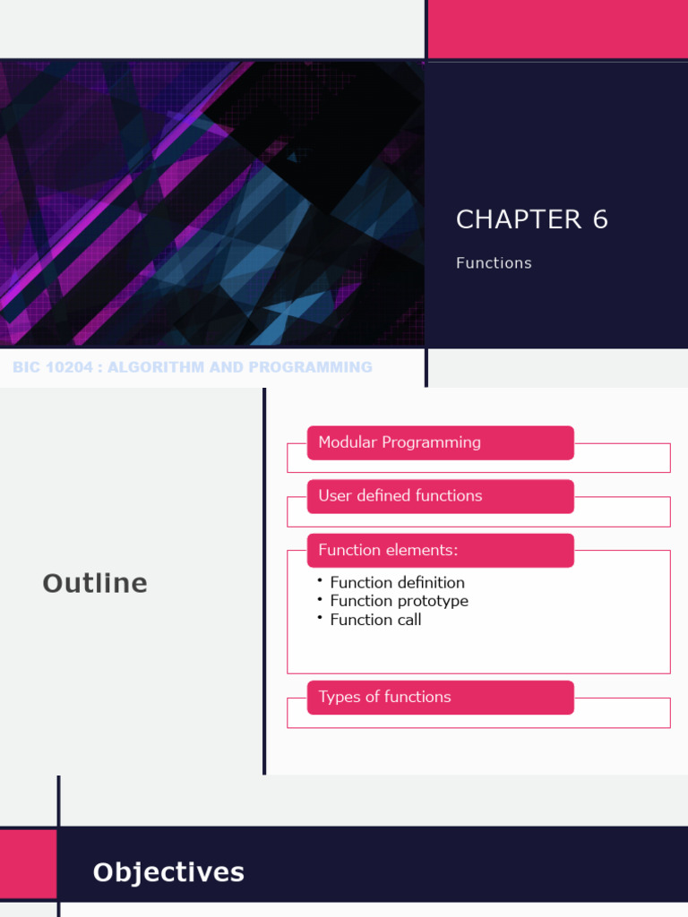 ch6 Functions | PDF | Parameter (Computer Programming) | Variable (Computer Science)