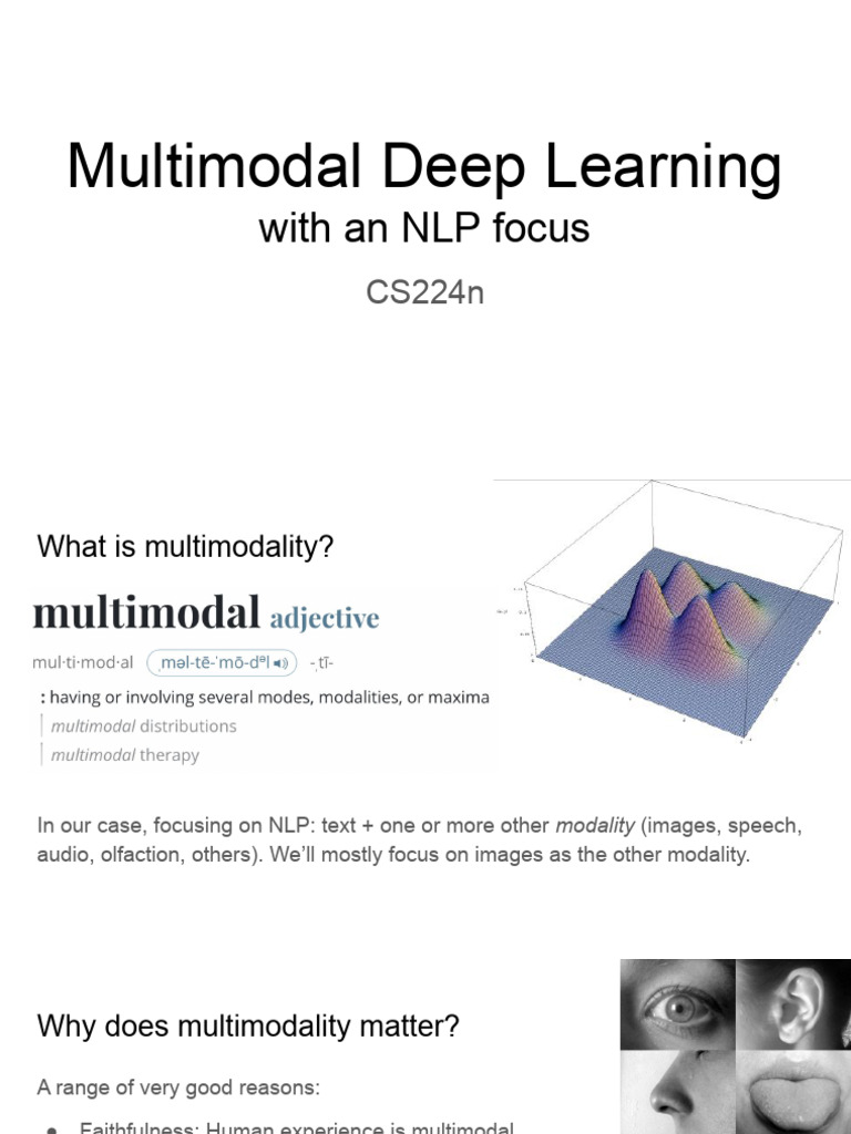 Session 15 1 Multimodal Pdf Cognitive Science Cybernetics