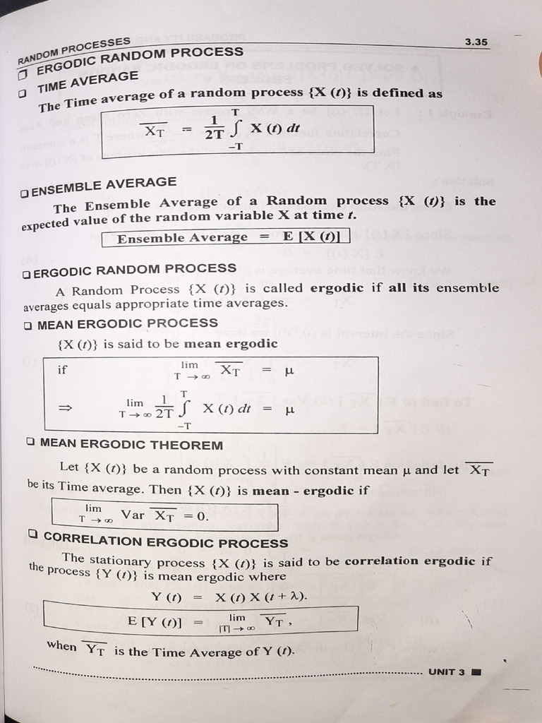 ERGODIC Random Process | PDF
