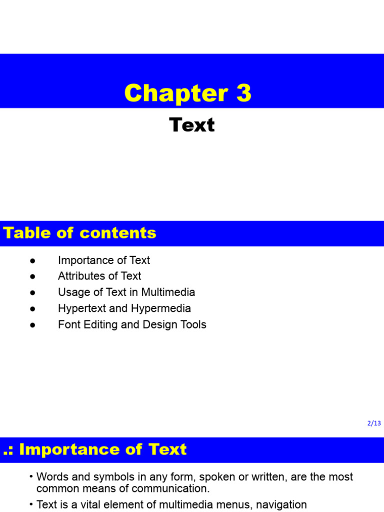 Chapter 3 Text | PDF | Typefaces | Hypertext