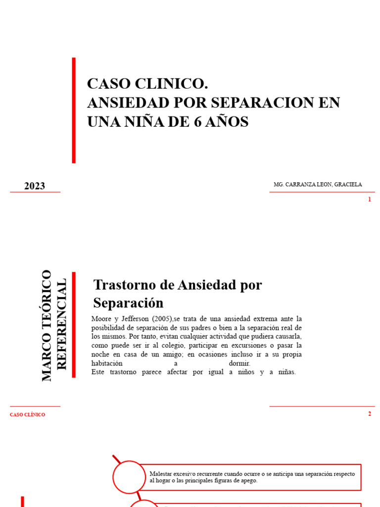 Caso Clinico Modelo PPT DX e Informe Ps. | PDF | Teoría de apego ... Caso Clinico Modelo PPT DX e Informe Ps. | PDF | Teoría de apego ...