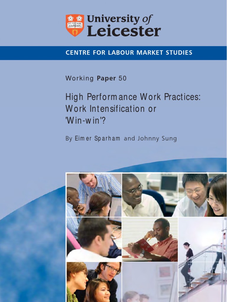 High Performance Work Practices Work Intensification or 'Win-Win' | PDF ...