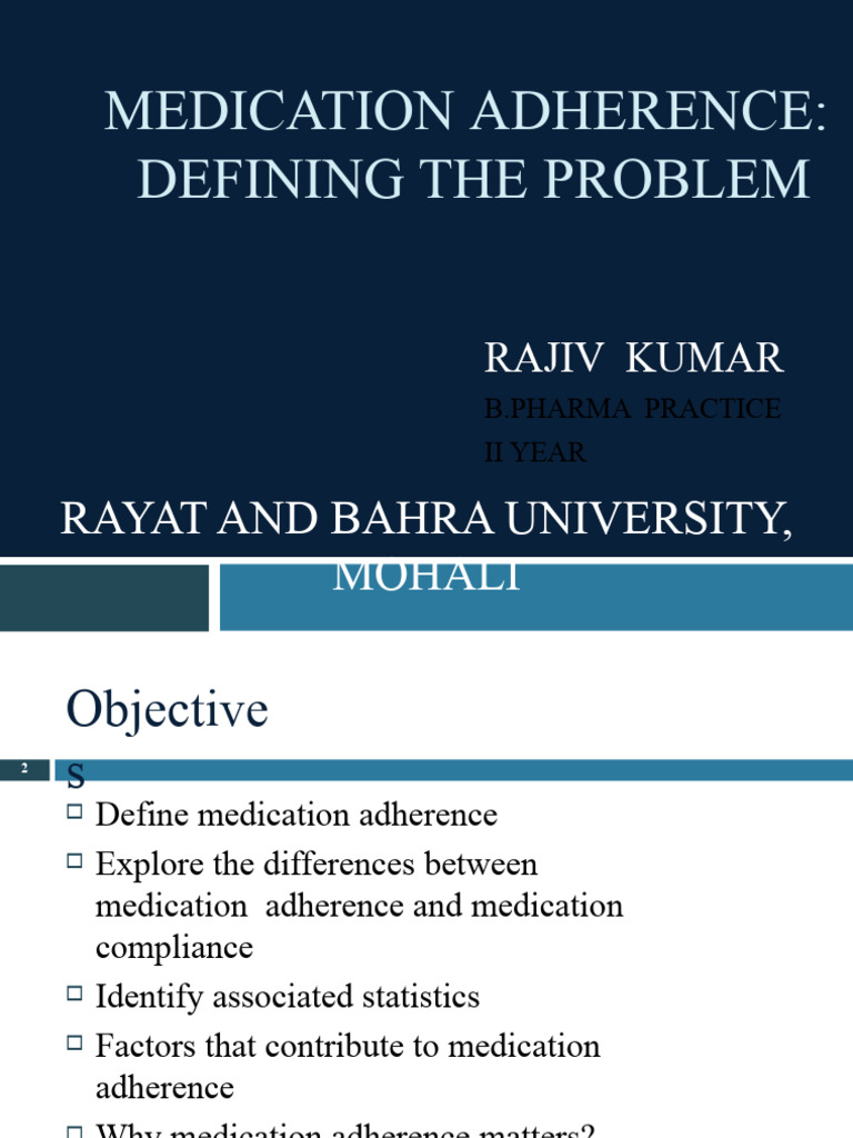 Medication Adherence | PDF | Social Programs | Health Care