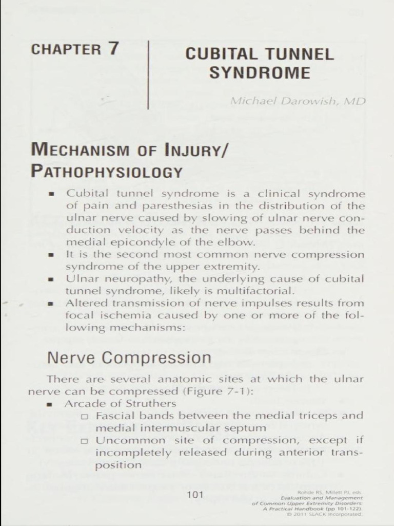 Cubital Tunnel Syndrome | PDF