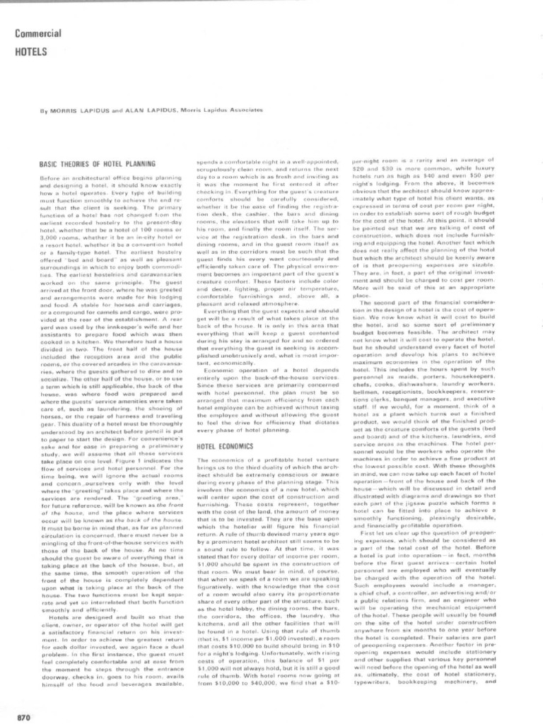 Time-Saver Standards For Building Types | PDF