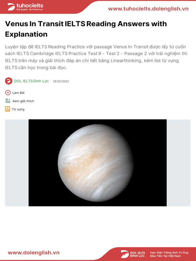 Venus in Transit | PDF | Astronomical Unit | Science