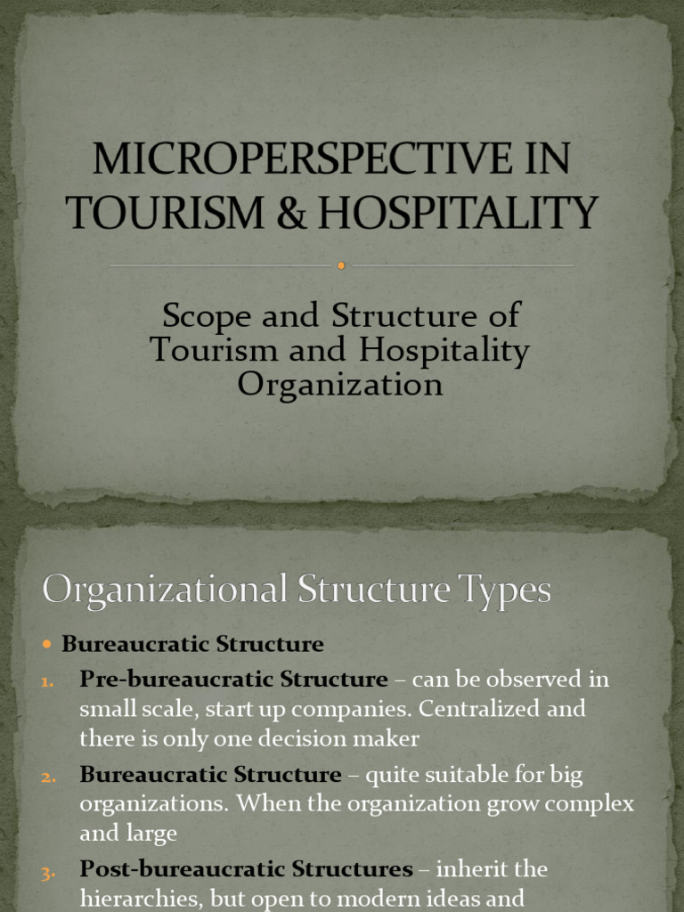 6. Scope and Structure in TH Organization | PDF