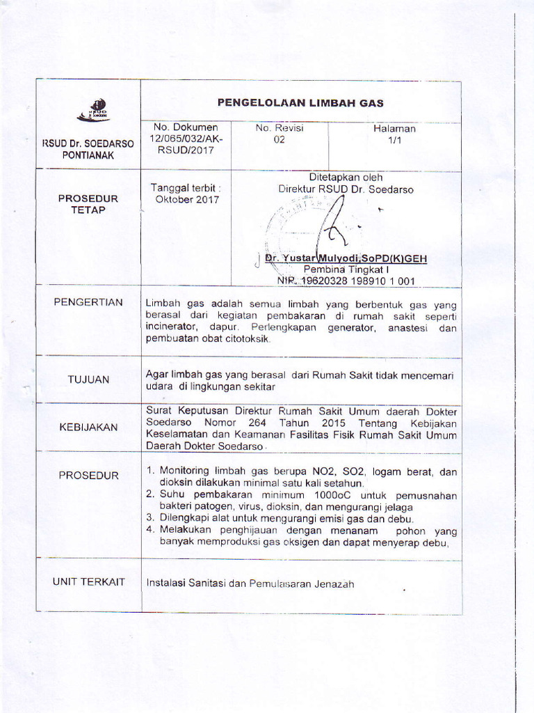 sop-14.-pengelolaan-limbah-gas | PDF