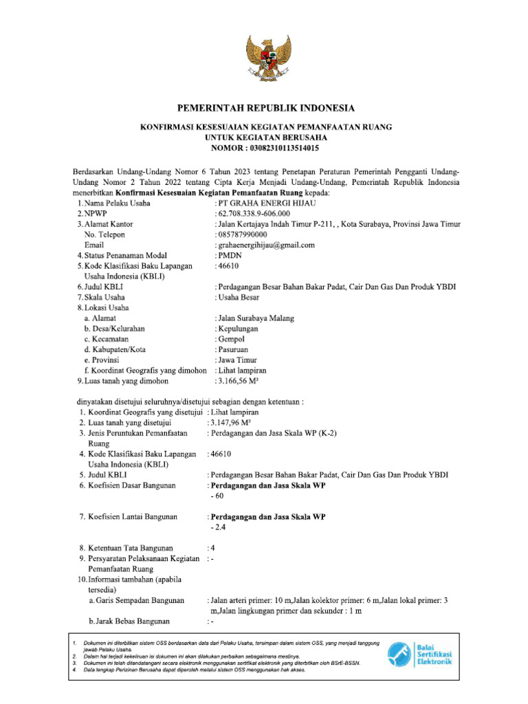 Dokumen Tata Ruang | PDF