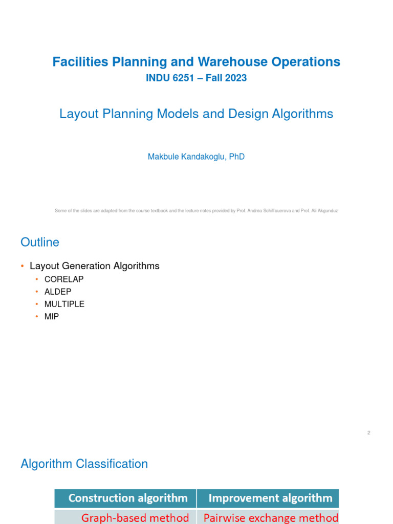 5 - Mathematical Models For Plant Layout IV | Download Free PDF ...