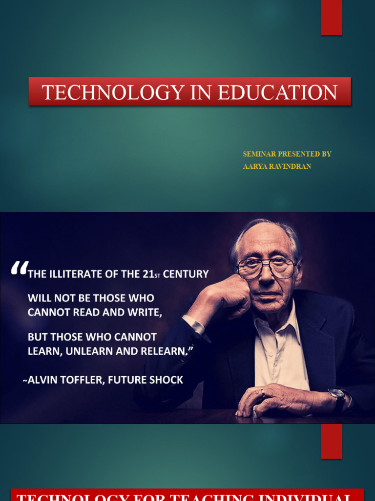 Technology in Education Seminar Insights | PDF | Educational Technology | Learning