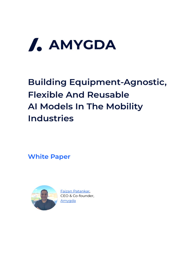 Amygda - Building Reusable and Flexible AI Models | PDF | Artificial ...