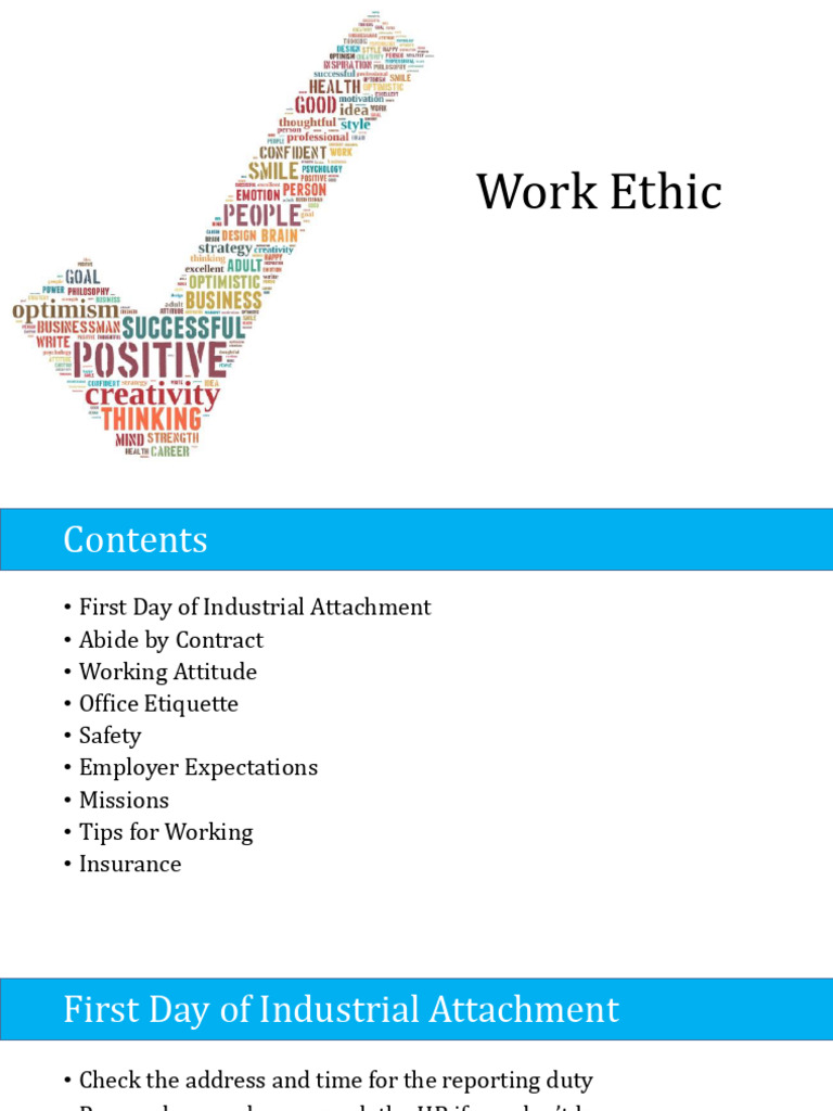 Work Ethic | PDF
