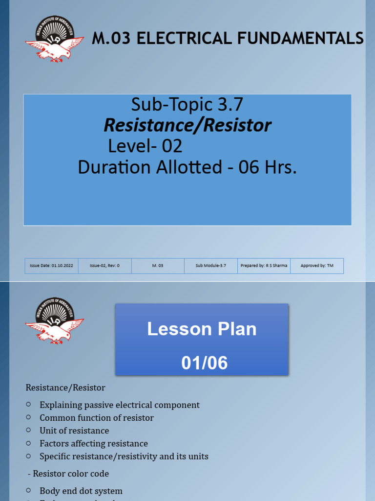 Electrical Resistor Basics | PDF | Resistor | Electrical Resistance And Conductance